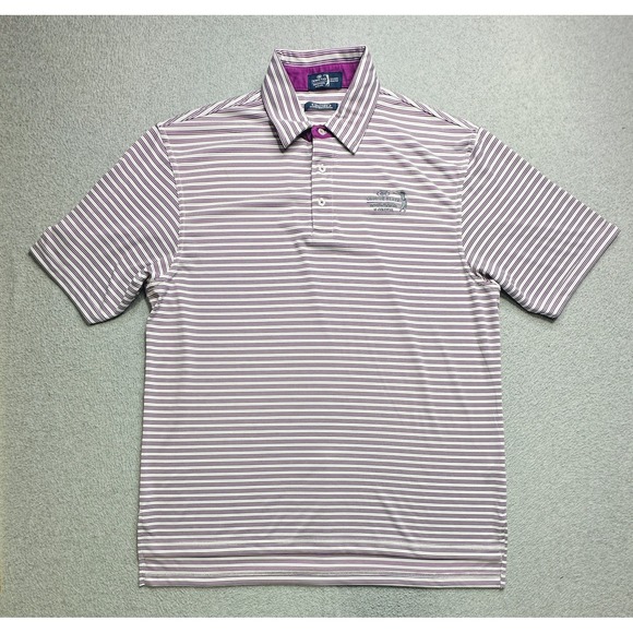 Shirts | Crowne Plaza Invitational Shirt Mens Large Purple White Stripe ...